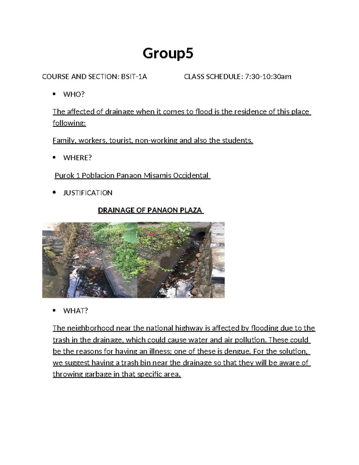 NSTP-2 - Summary Natural Resources - Group COURSE AND SECTION: BSIT-1A ...