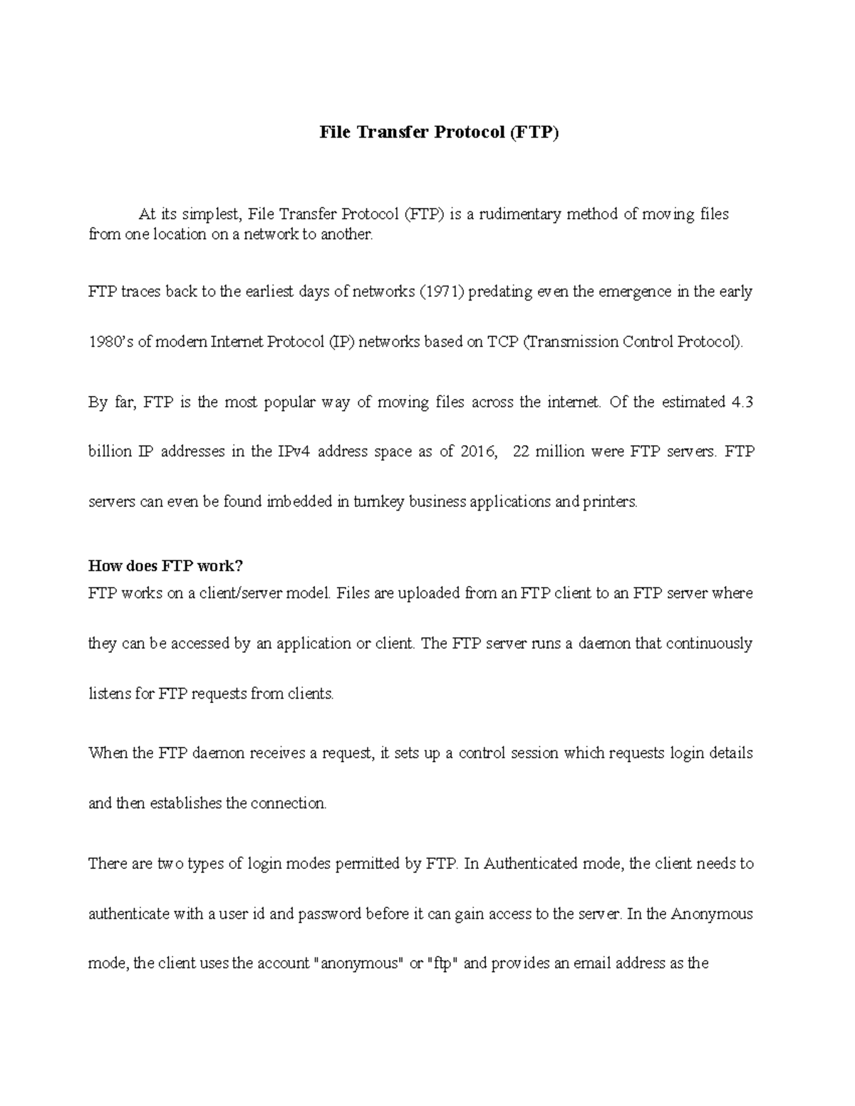 FTP - Teacher name :Doss Notes are USEFUL FOR MY ASSINGMENT - File ...