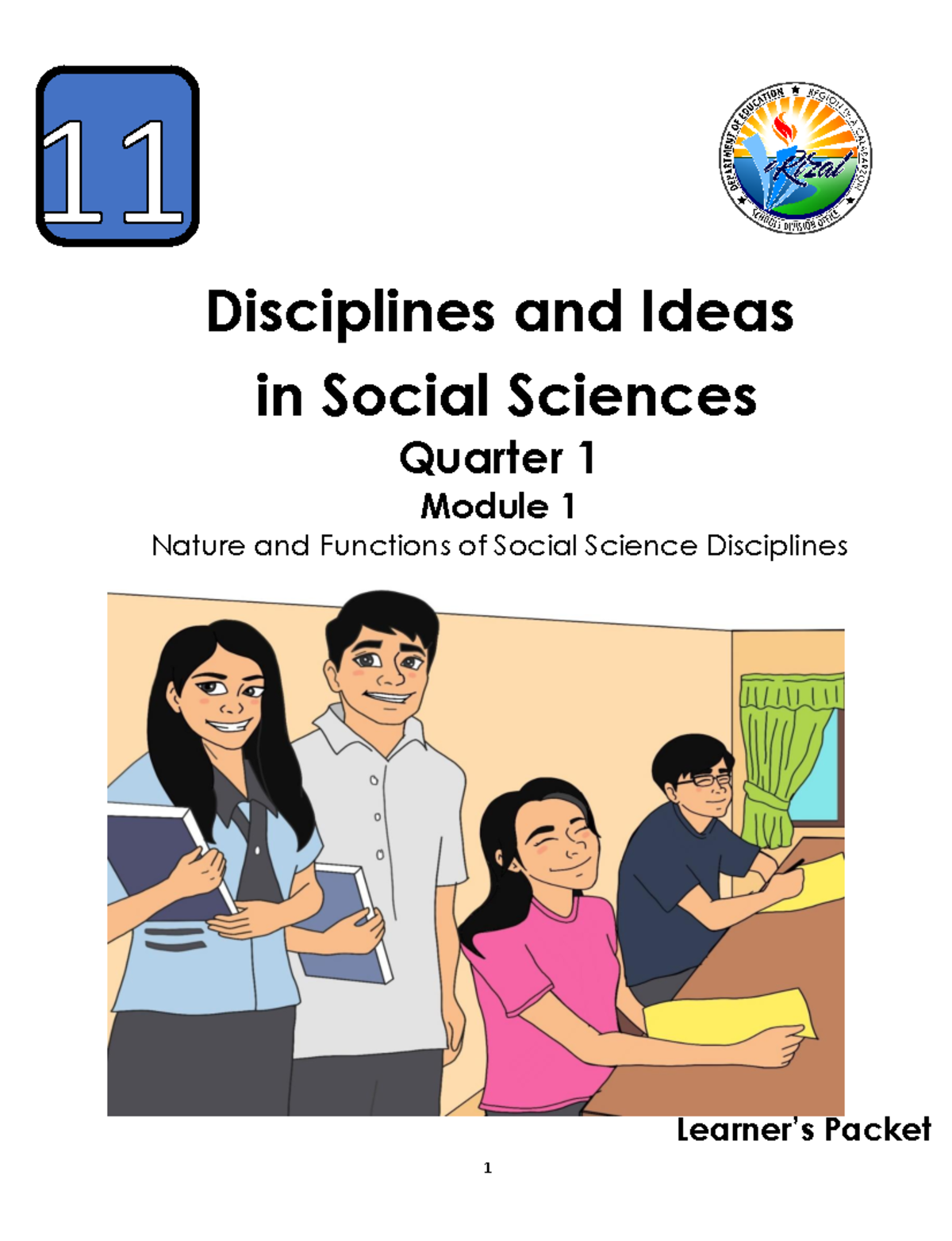 DISS - Module 1 1-8 - activity sheets - Disciplines and Ideas in Social Sciences Quarter 1 ...