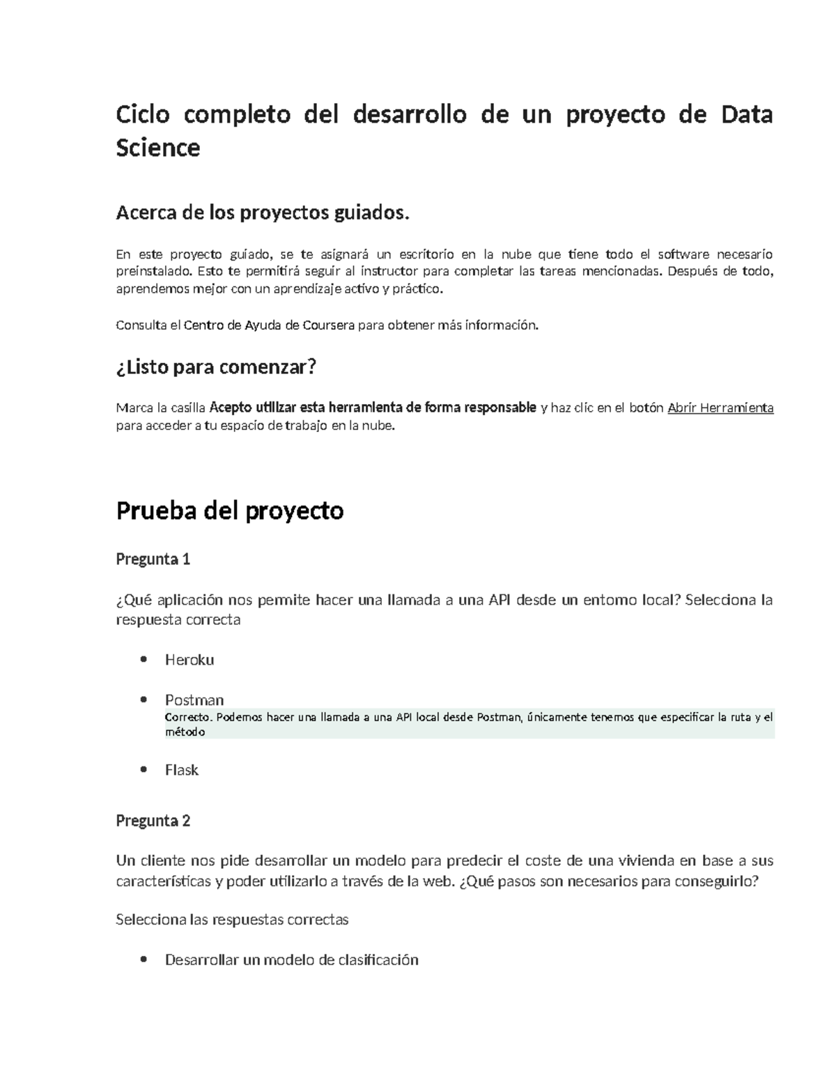 Ciclo completo del desarrollo de un proyecto de Data Science - En este ...