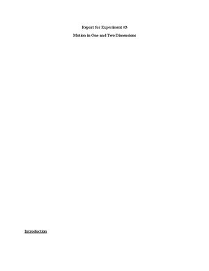 Experiment 5 Lab Report - Report for Experiment Uniform Circular Motion ...