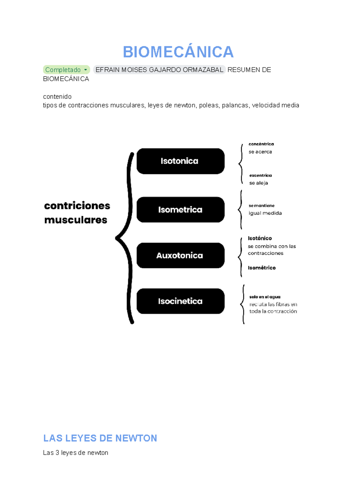 Biomecánica - ppt biomeca - BIOMECÁNICA Completado EFRAIN MOISES GAJARDO ORMAZABAL RESUMEN DE ...