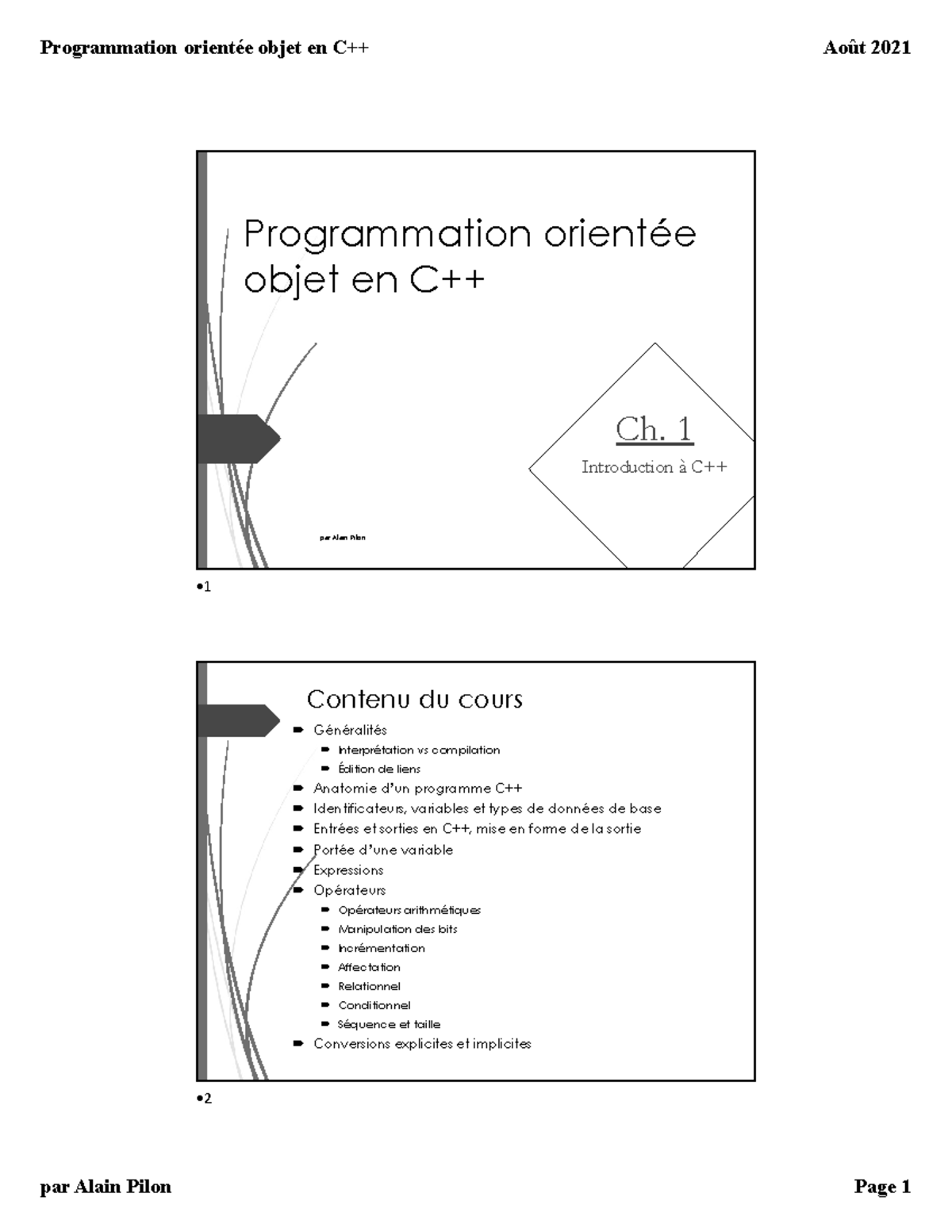 Chap 01 Intro Cpp Ndc Technologies Emergentes C Programmation