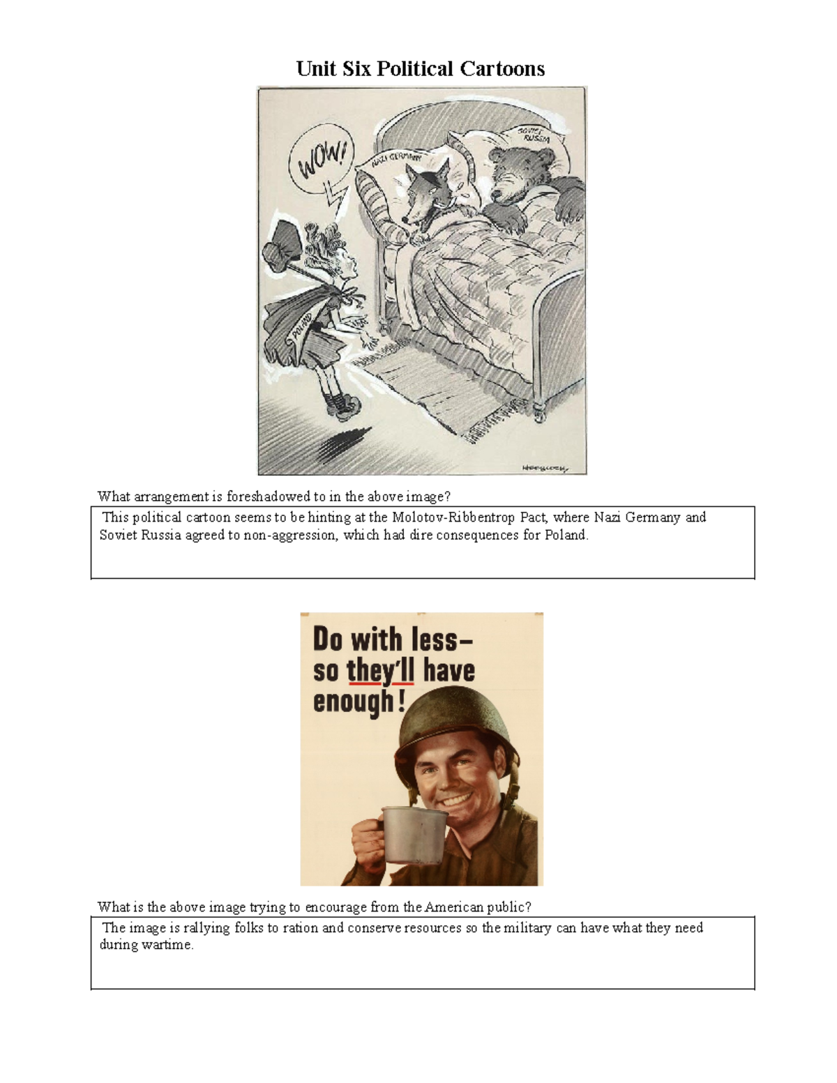 1.6 Unit Six Political Cartoon Questions-2 - Unit Six Political ...