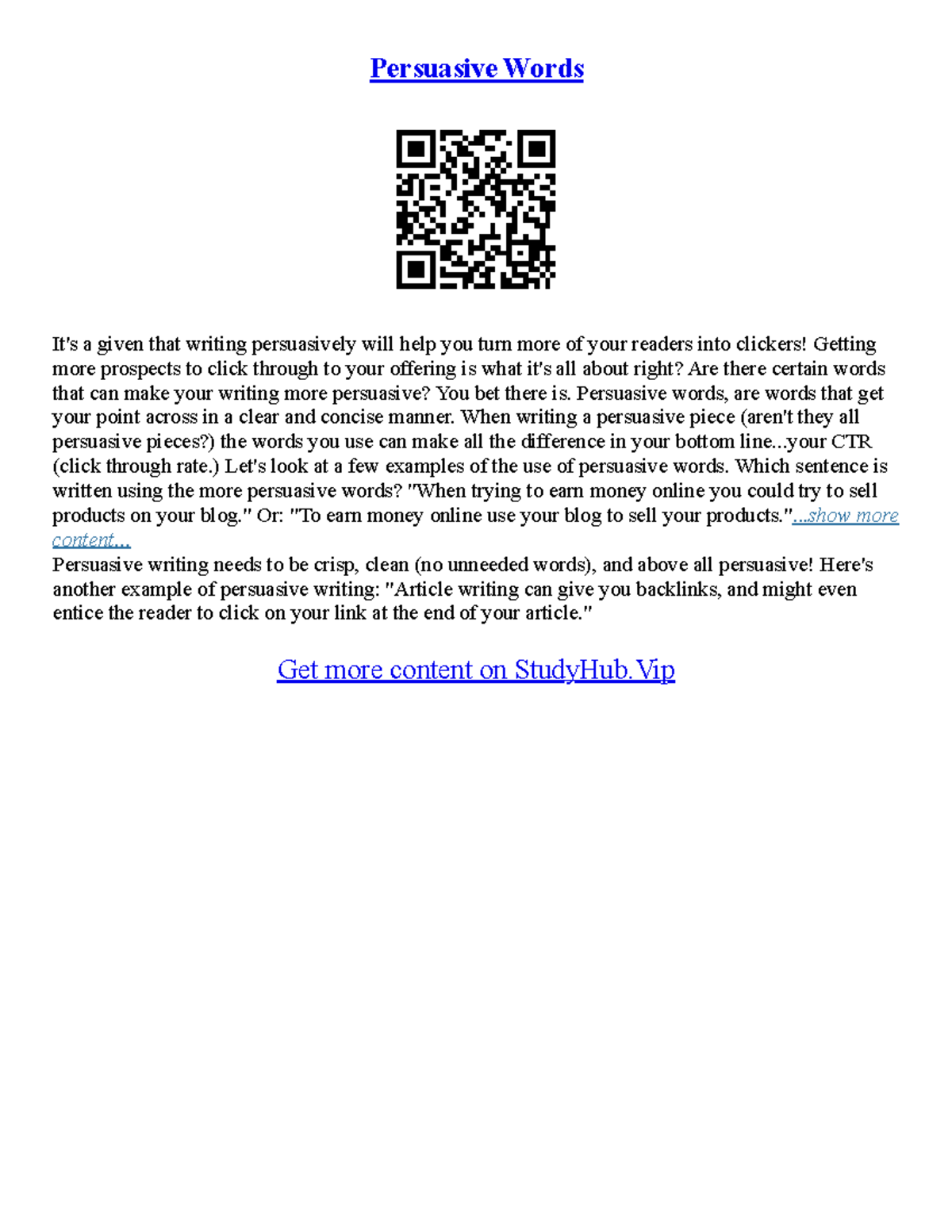 Persuasive Essay Words - Persuasive Words It's a given that writing ...