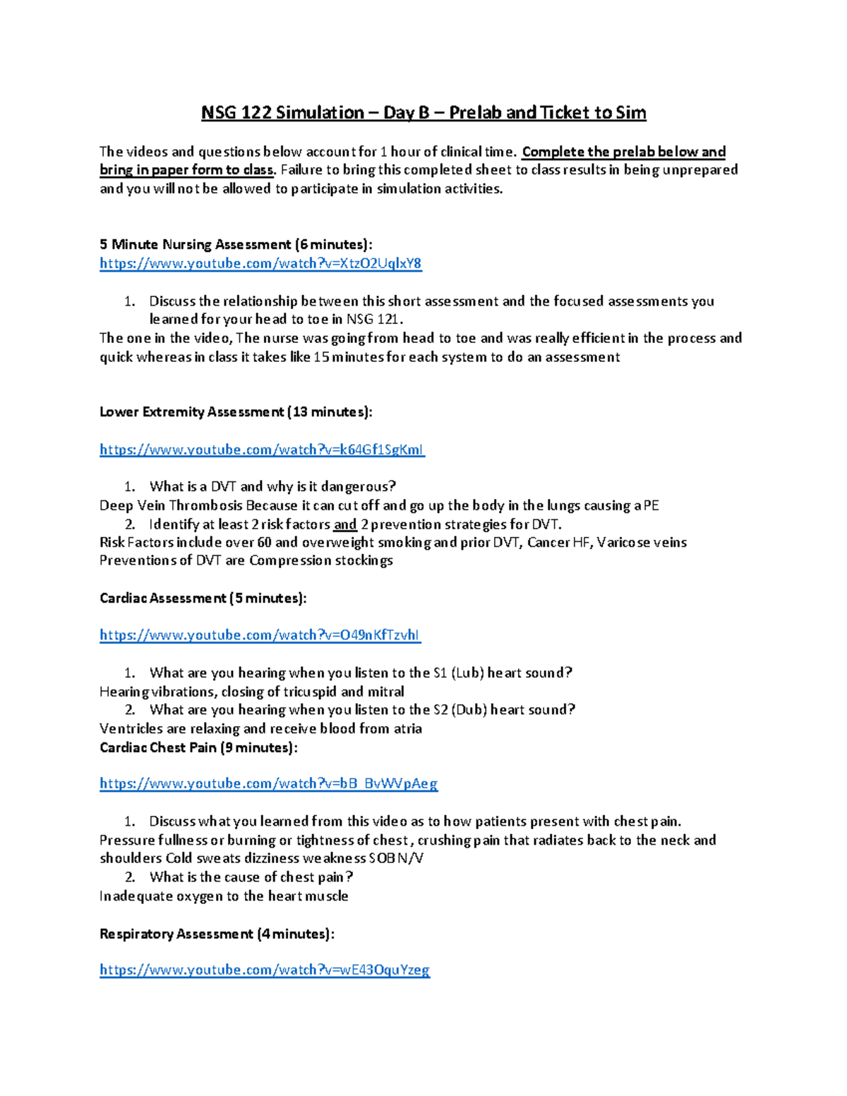 NSG122B Prelab & Ticket to Sim - NSG 122 Simulation – Day B – Prelab ...