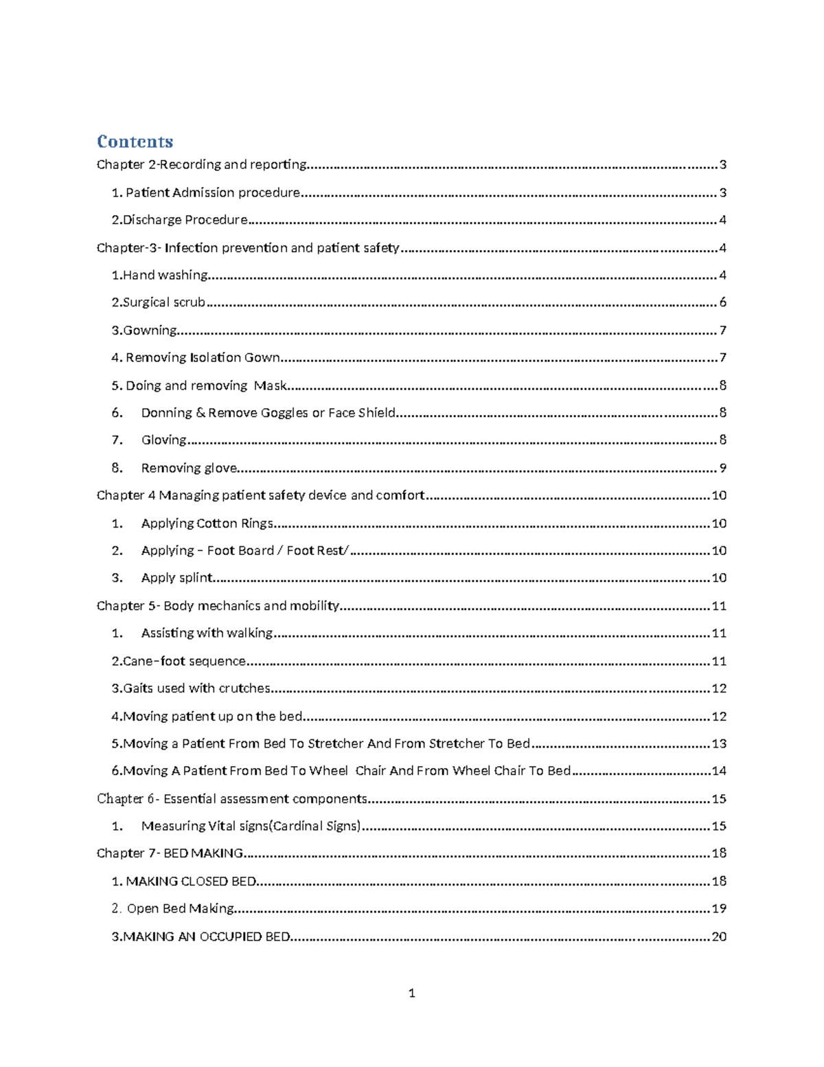 Checklist for FON 1-1 - Contents Chapter 2-Recording and - Studocu