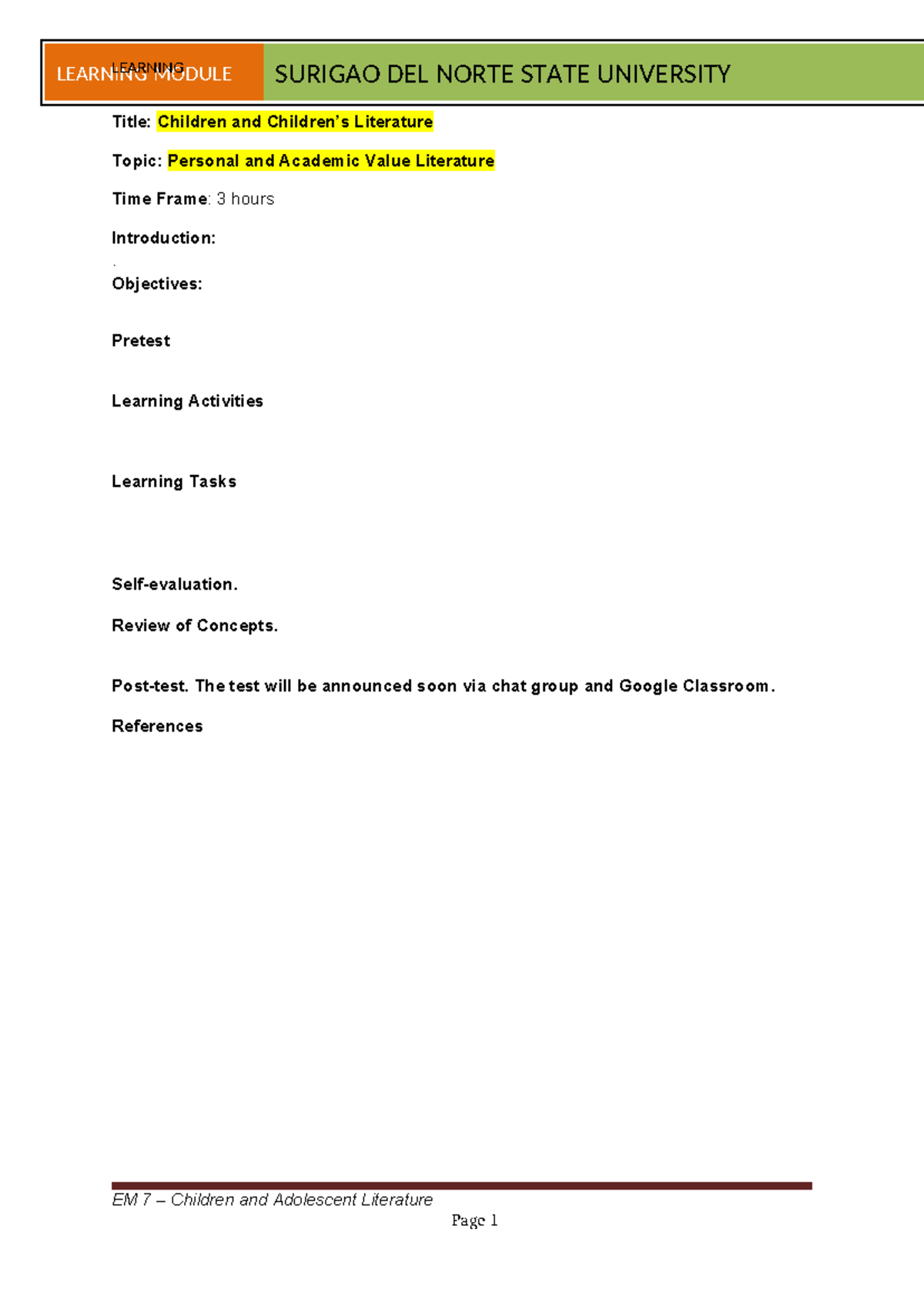 Module-template - No copyright intention - Secondary Education ...