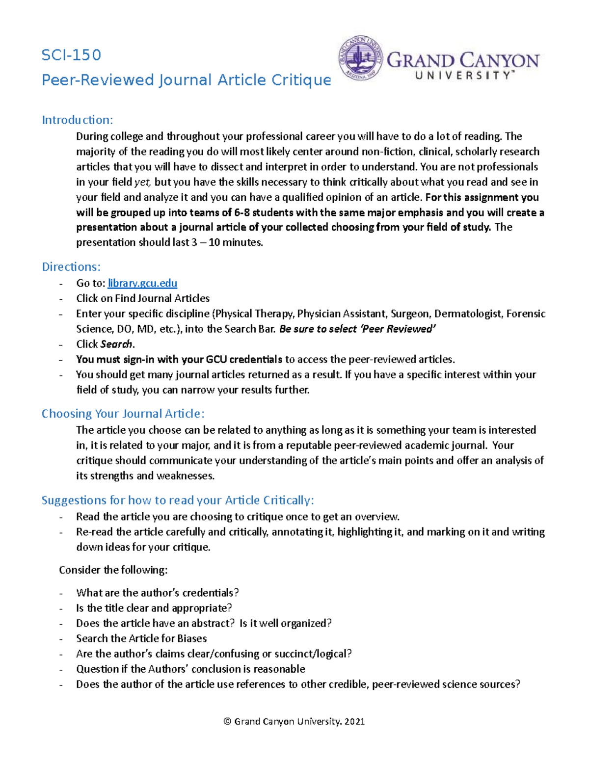Analyzing Articles - gives you examples of cursework - Peer-Reviewed ...