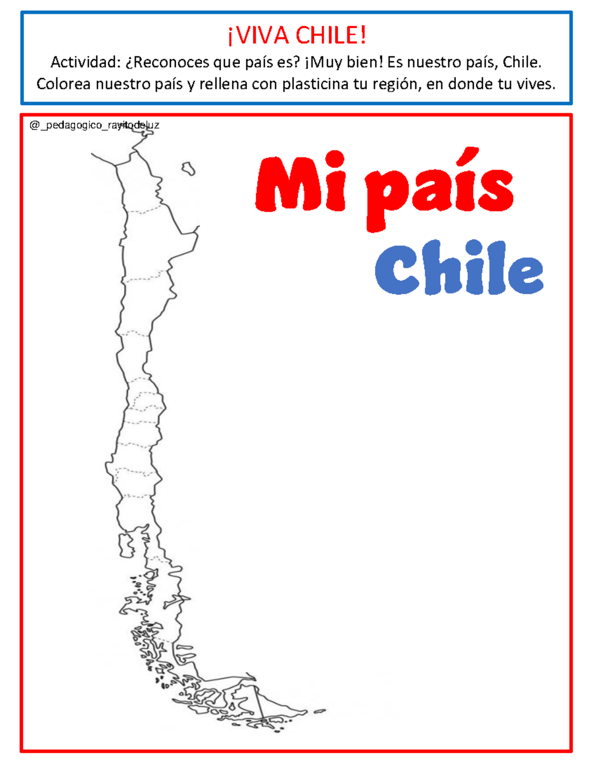 VIVA Chile - 111 - ####### Actividad: ¿Reconoces que país es? ¡Muy bien ...