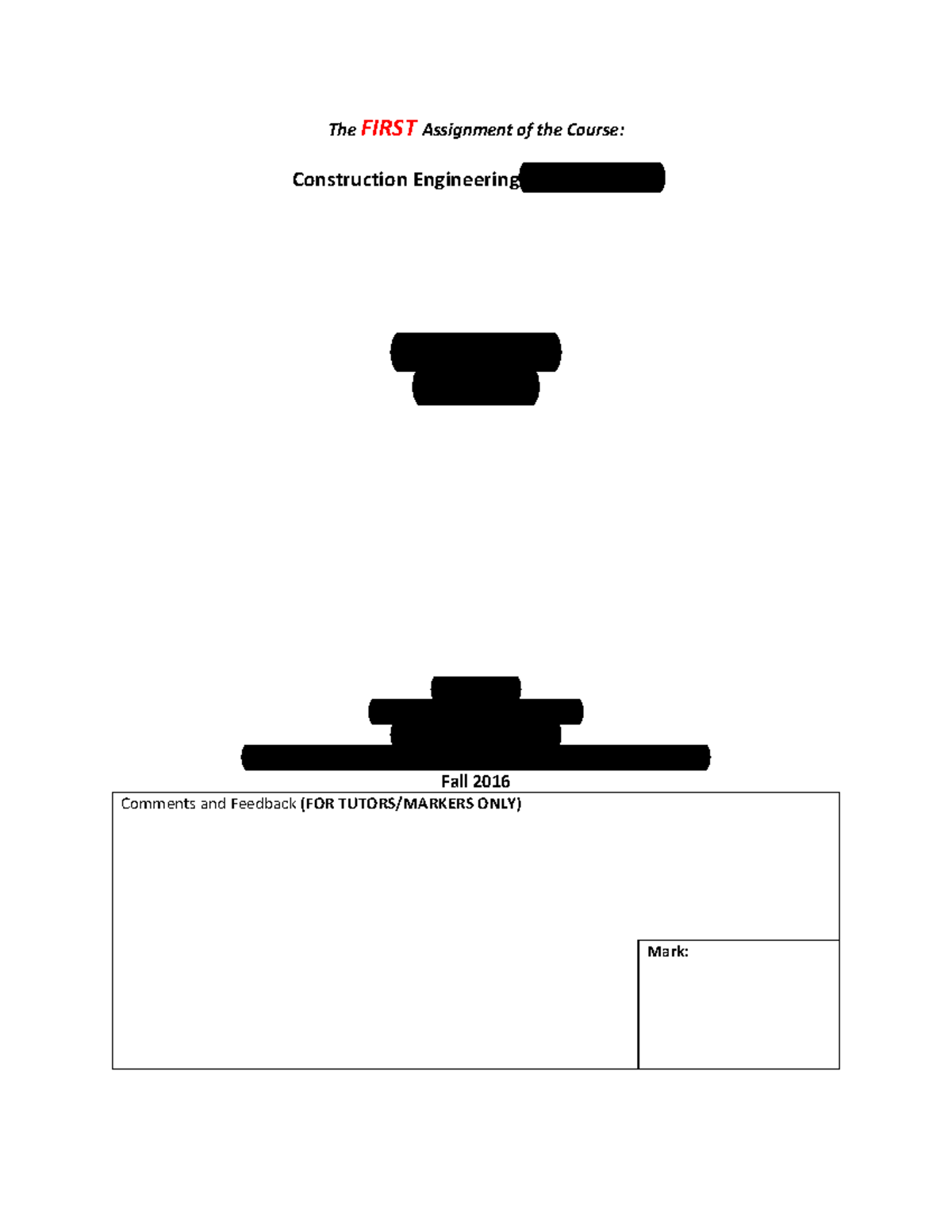Assignment 1 construction - Warning: Popup annotation has a missing or invalid parent annotation ...