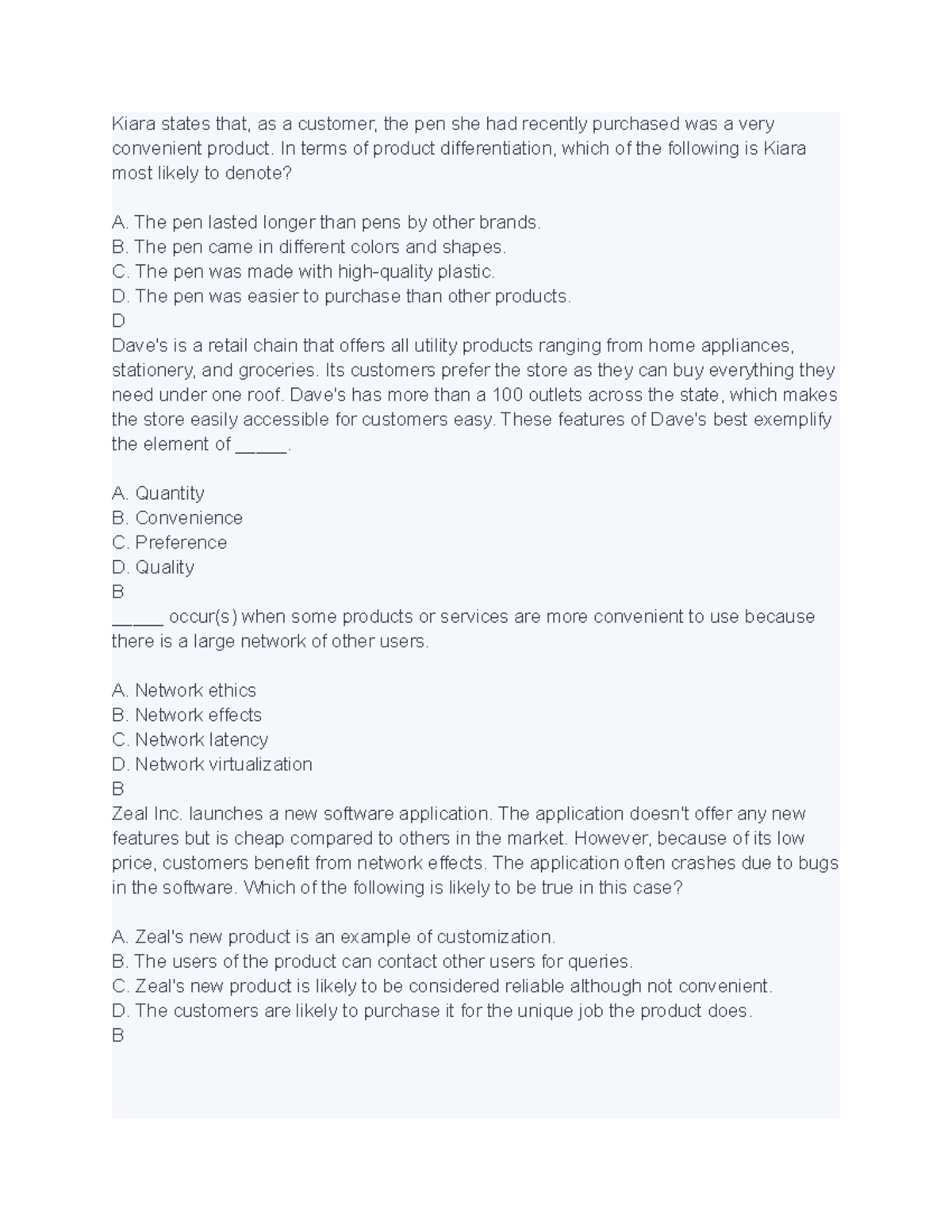 Untitled document - Practice questions for business finance class in ...