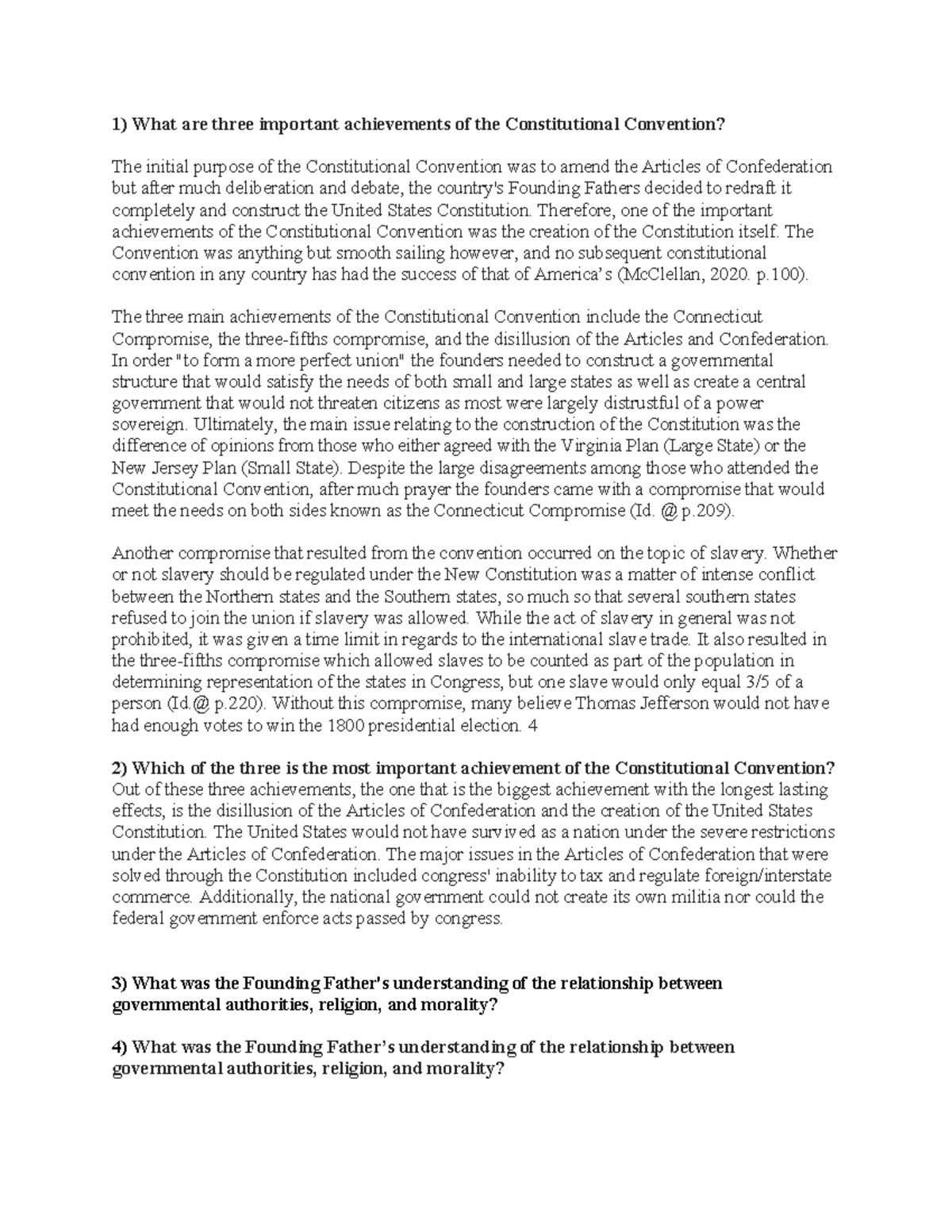 Db2 - db2 - What are three important achievements of the Constitutional ...
