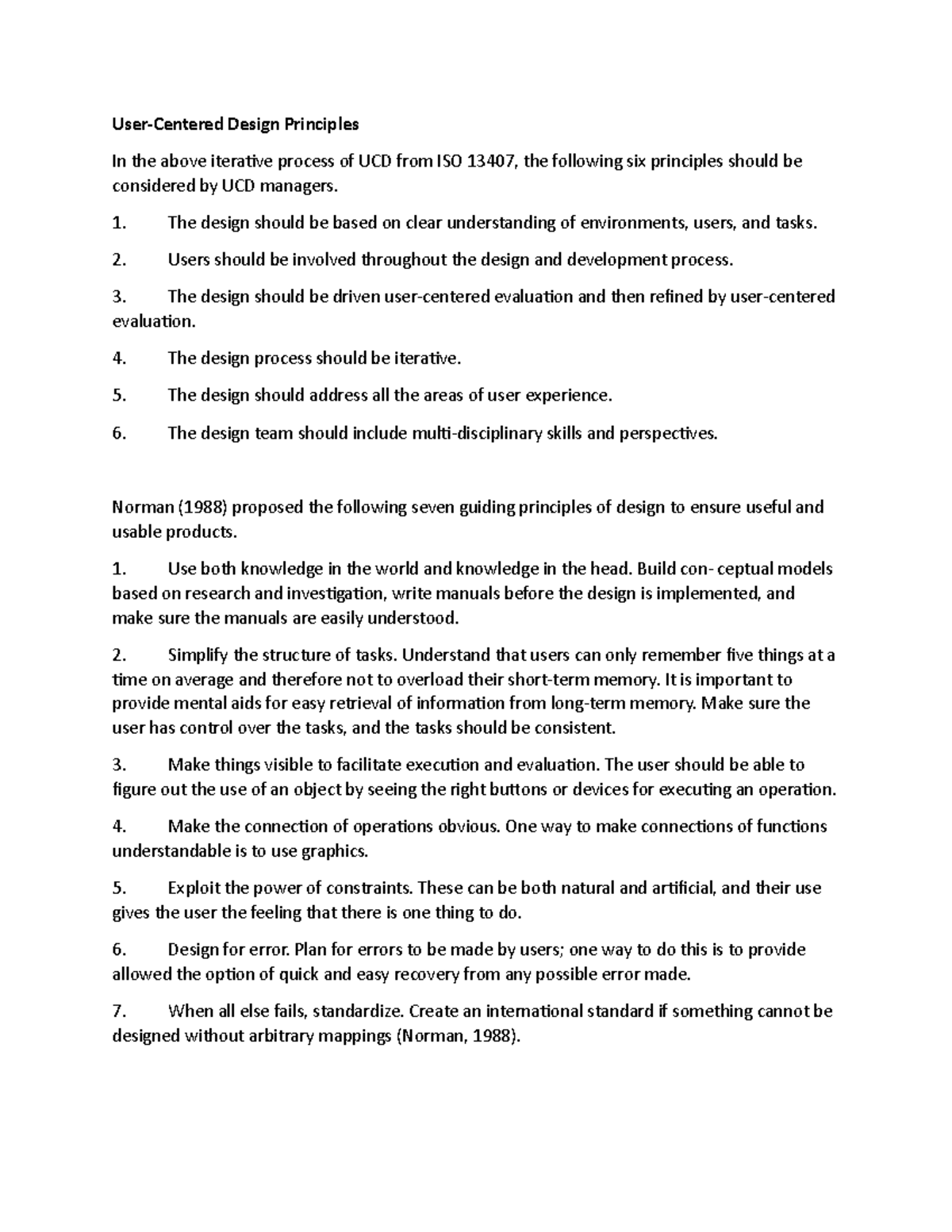 User - Simplify the structure of tasks. Understand that users can only ...