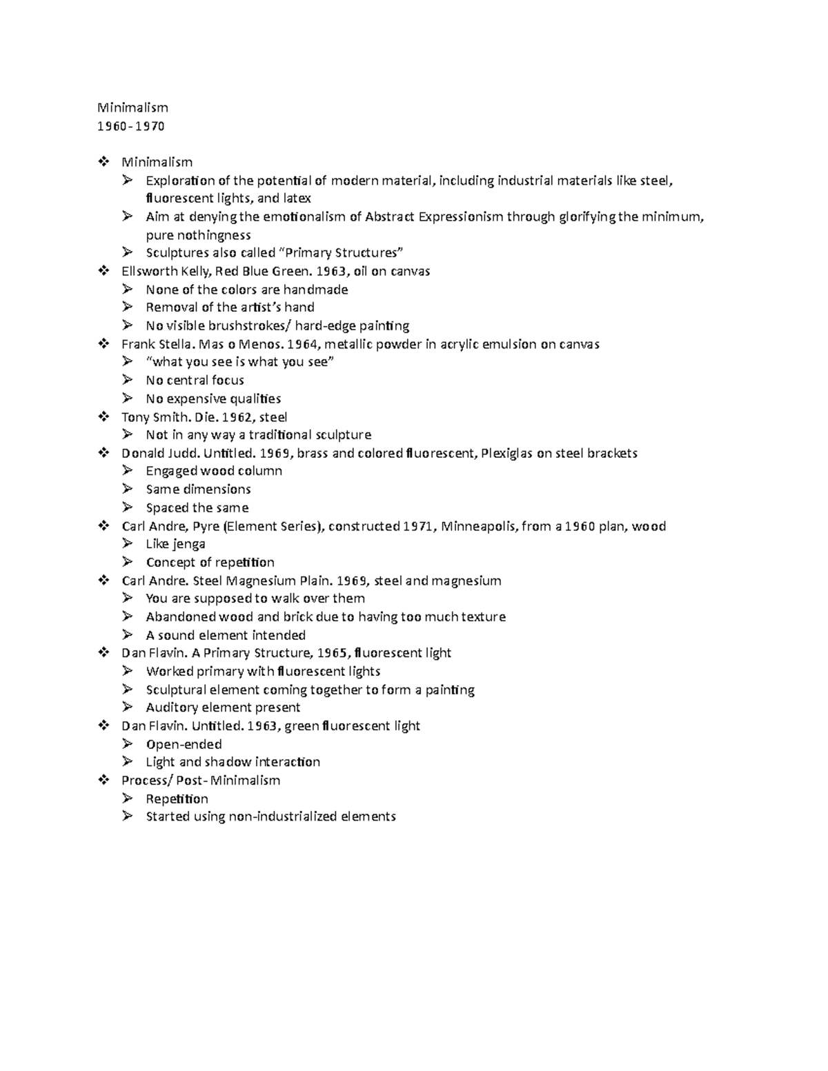Minimalism - Dr. Stacy Schultz - Minimalism 1970 Minimalism Exploration ...