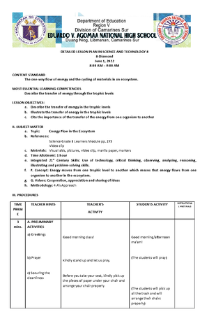 DLP Filipino - For elementary. Sorry for the misinformation. - School QUITANG ELEMENTARY SCHOOL ...