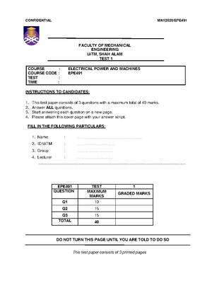 Exam 31 October 2018, questions - Mechanical (hons) engineering - Studocu