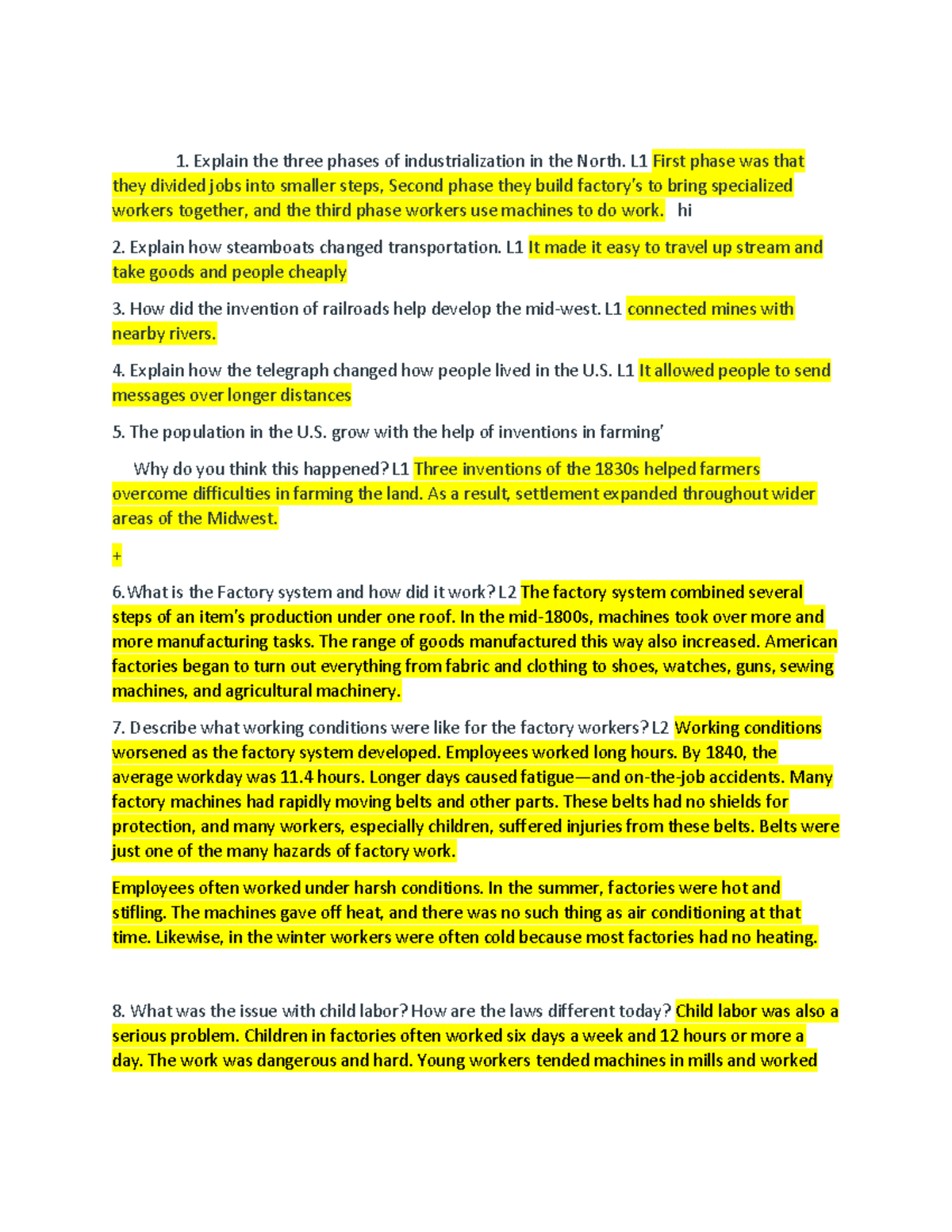 Chapter 14 Lesson 1 and 2 - Explain the three phases of ...