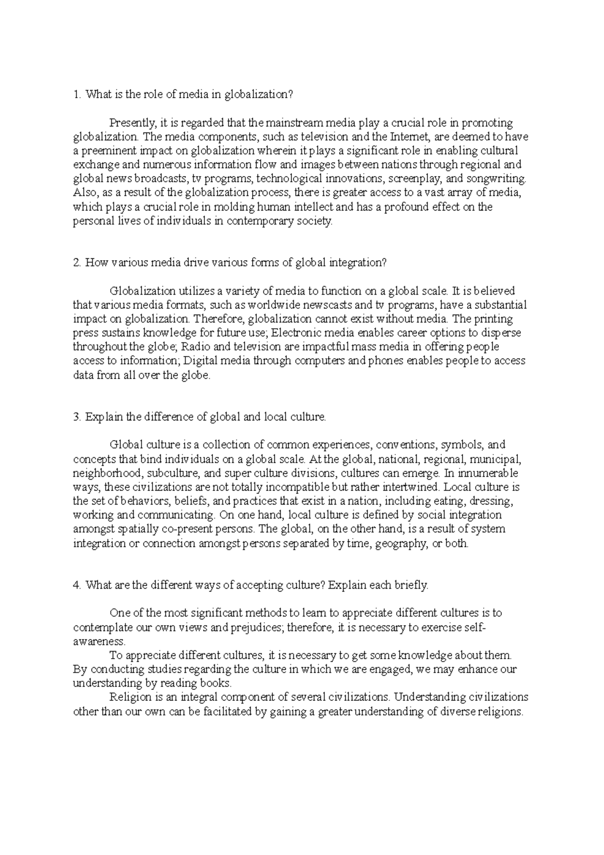Chapter 7 ( Activity 7) - What is the role of media in globalization ...