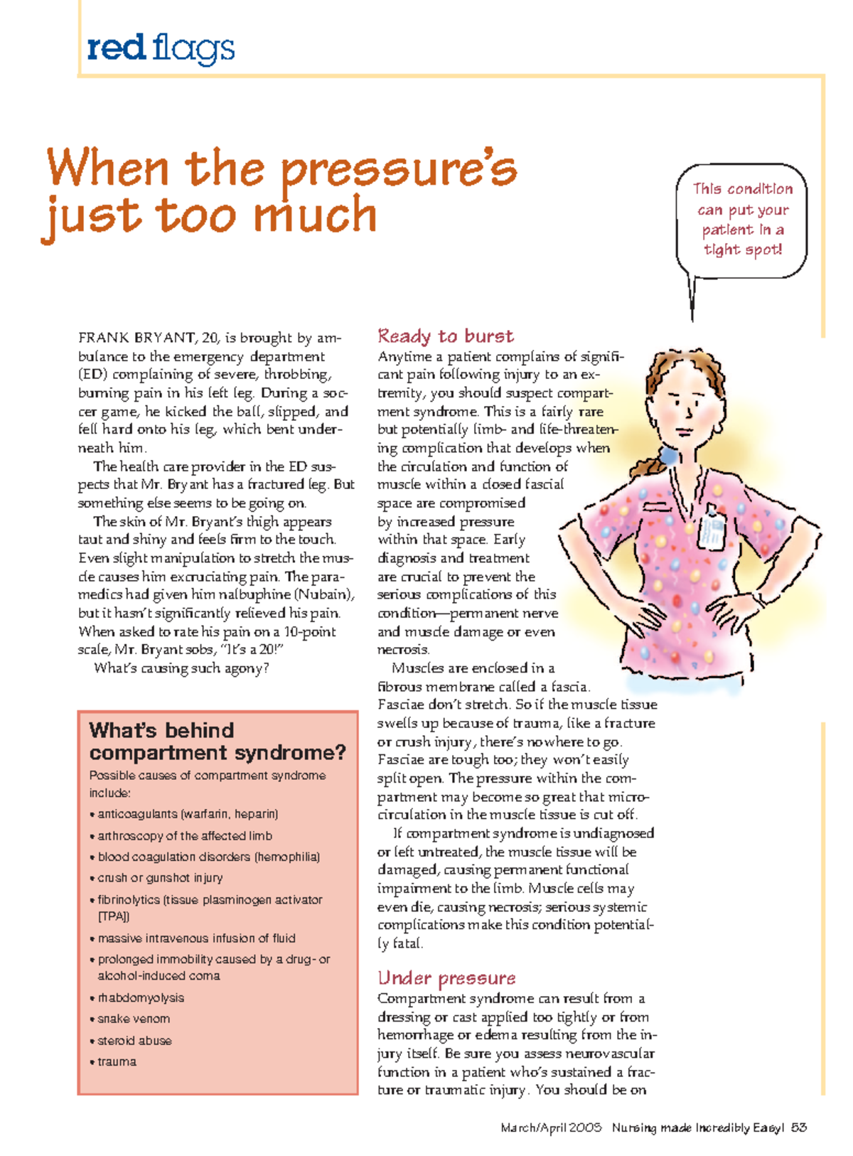 Med Surg Made Easy -Compartment Syndrome Art 2017 - March/April 2005 ...