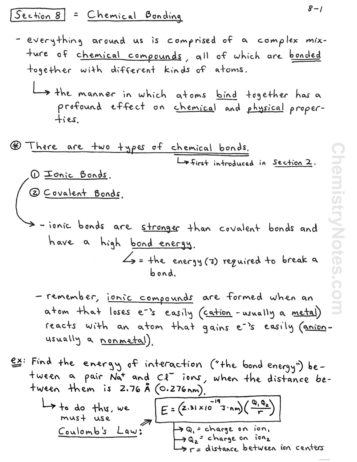 Chemical Bonding - Lecture Notes - Chemistry for Engineers - Studocu