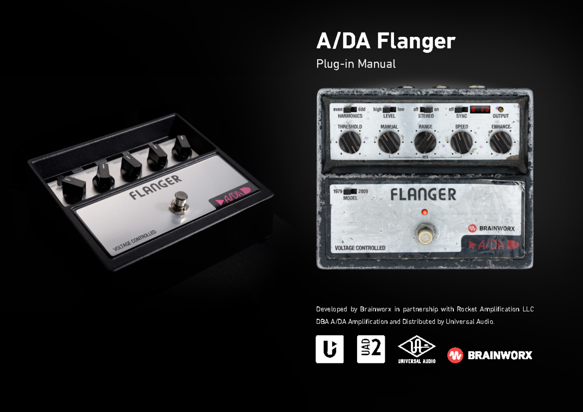 ADA Flanger Manual - Plug-in Manual Developed by Brainworx in ...