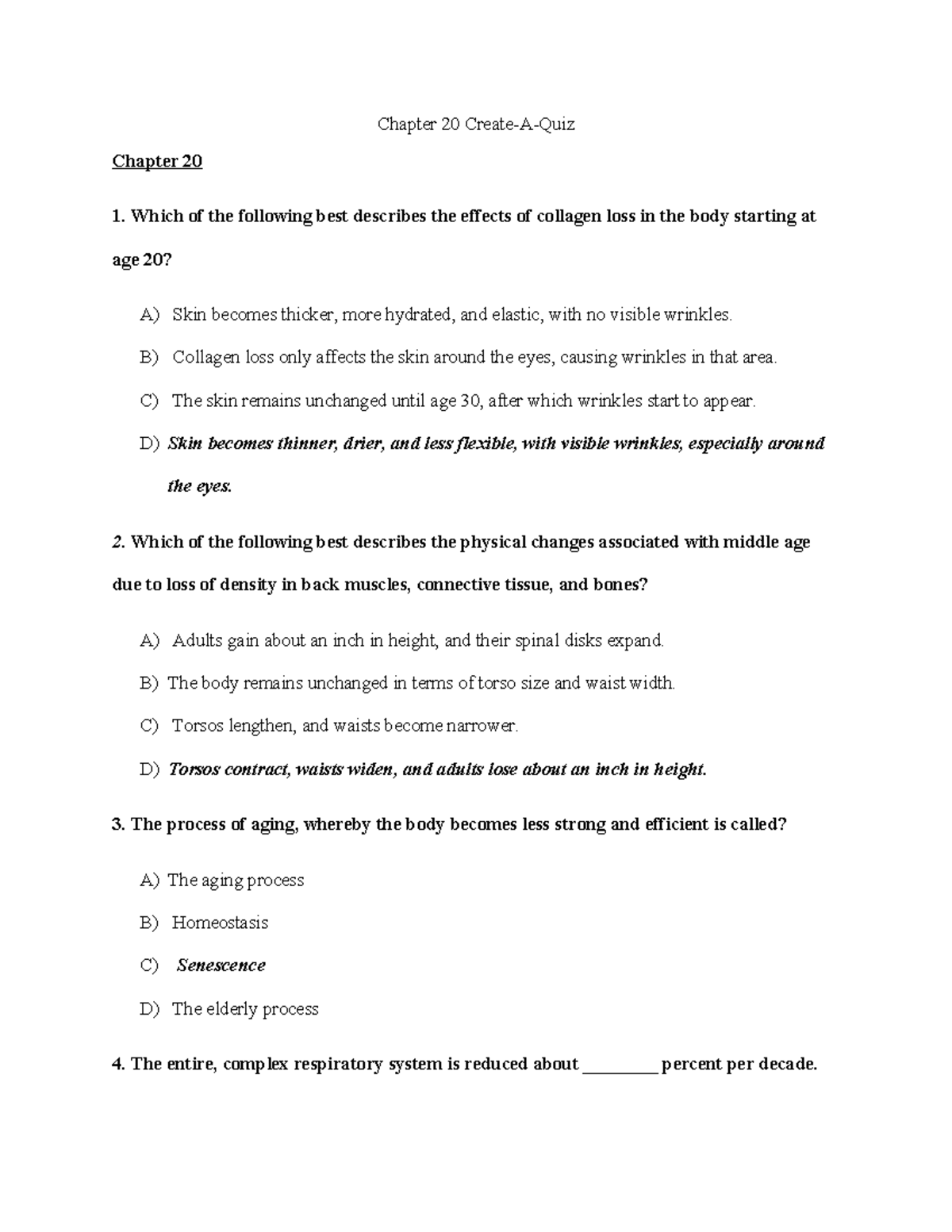 Chapter 20 Creat-A-Quiz - Chapter 20 Create-A-Quiz Chapter 20 Which of ...