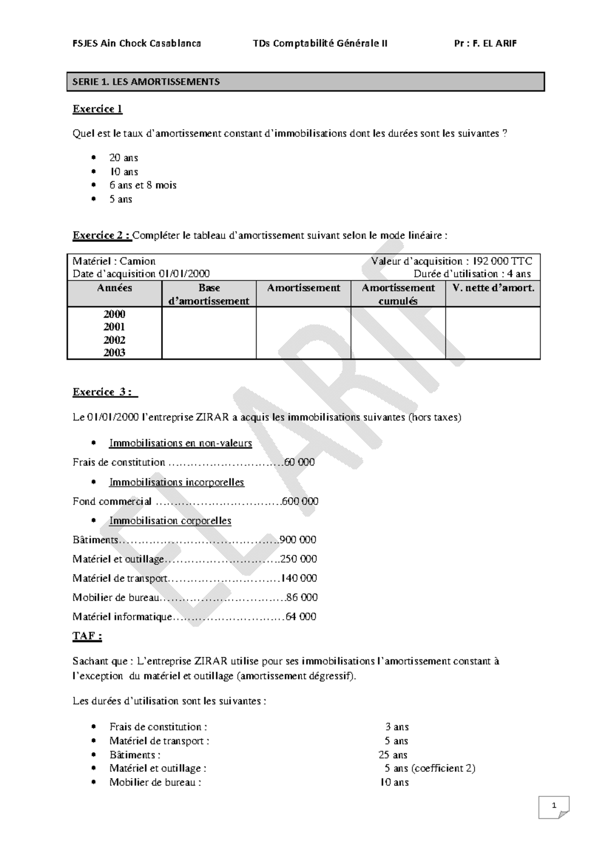TDS S2- CGII - Elarif - Td de comptabilite generale s2 sans corrige ...