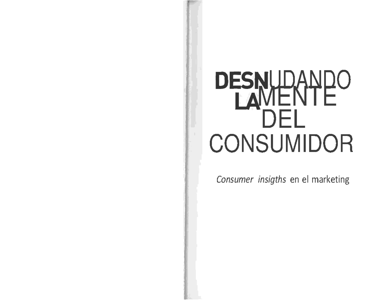 Desnudando LA Mente DEL Consumidor final - UDANDO MENTE DEL CONSUMIDOR ...