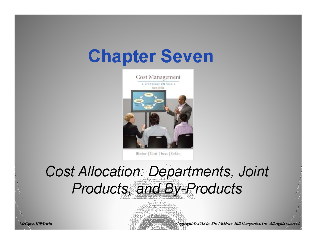 Chap007 - Lecture notes 6 - McGraw-Hill/Irwin Copyright © 2013 by The ...