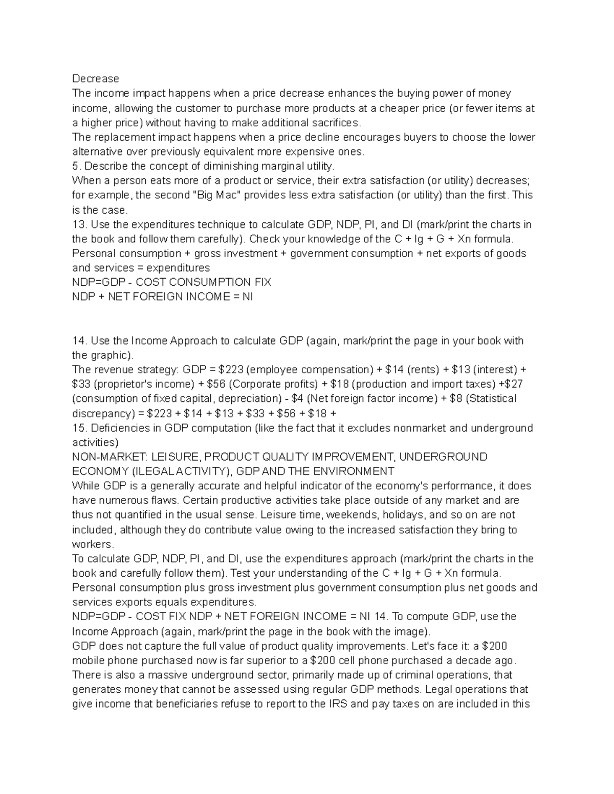 ECON PRAC - define discouraged workers - understand the impact that ...