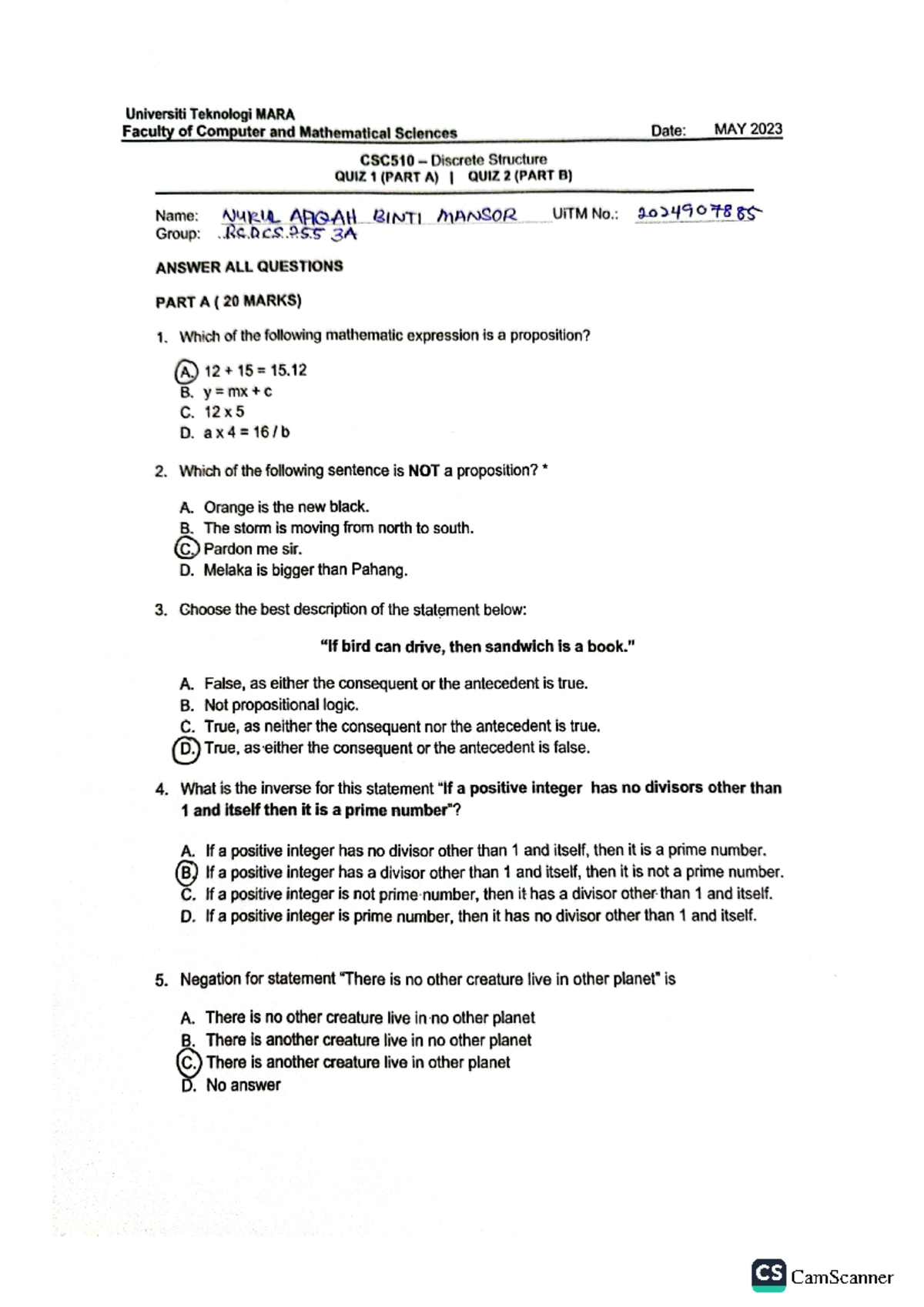 Q1Q2 2024907885 - exercise - Computer Science - Studocu