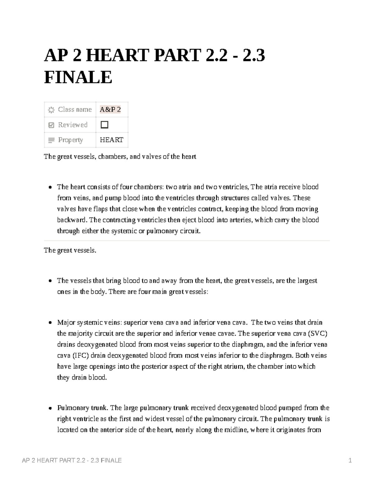 AP 2 Heart PART 2 - HEARRT - AP 2 HEART PART 2 - 2. FINALE Class name A ...