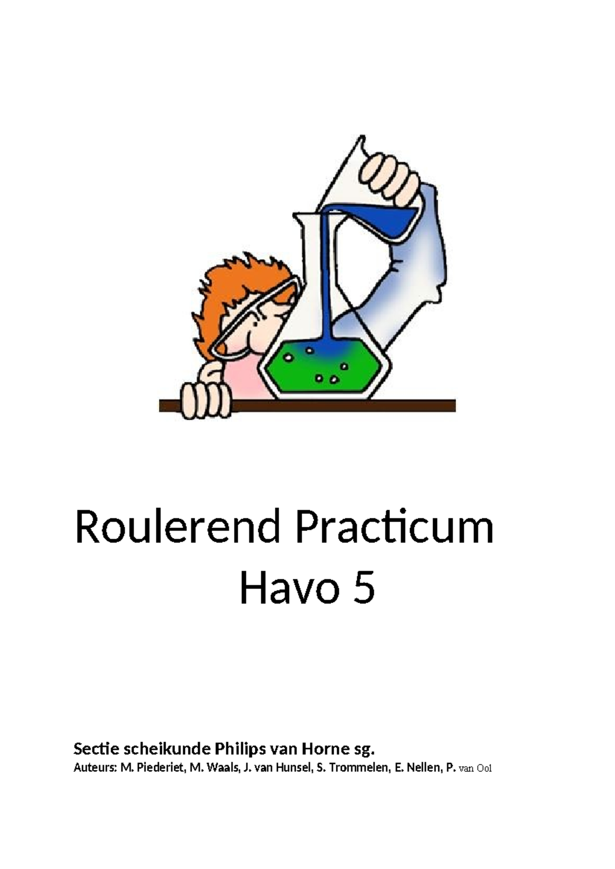 RP Havo 5 hoe maak je dit? - Roulerend Practicum Havo 5 Sectie ...