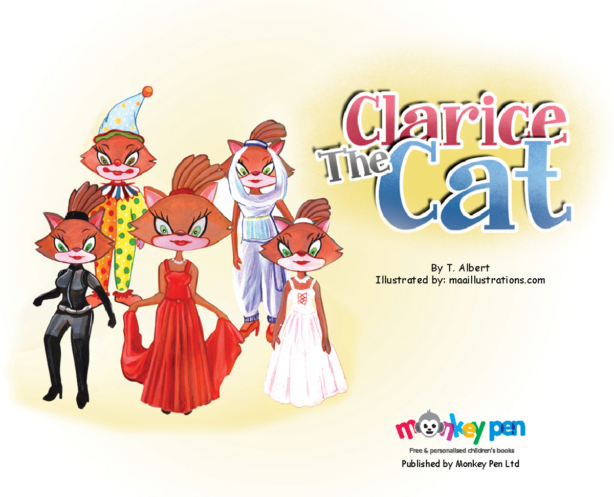 049 Clarice THE CAT Free Childrens Book By Monkey Pen - By T. Albert ...