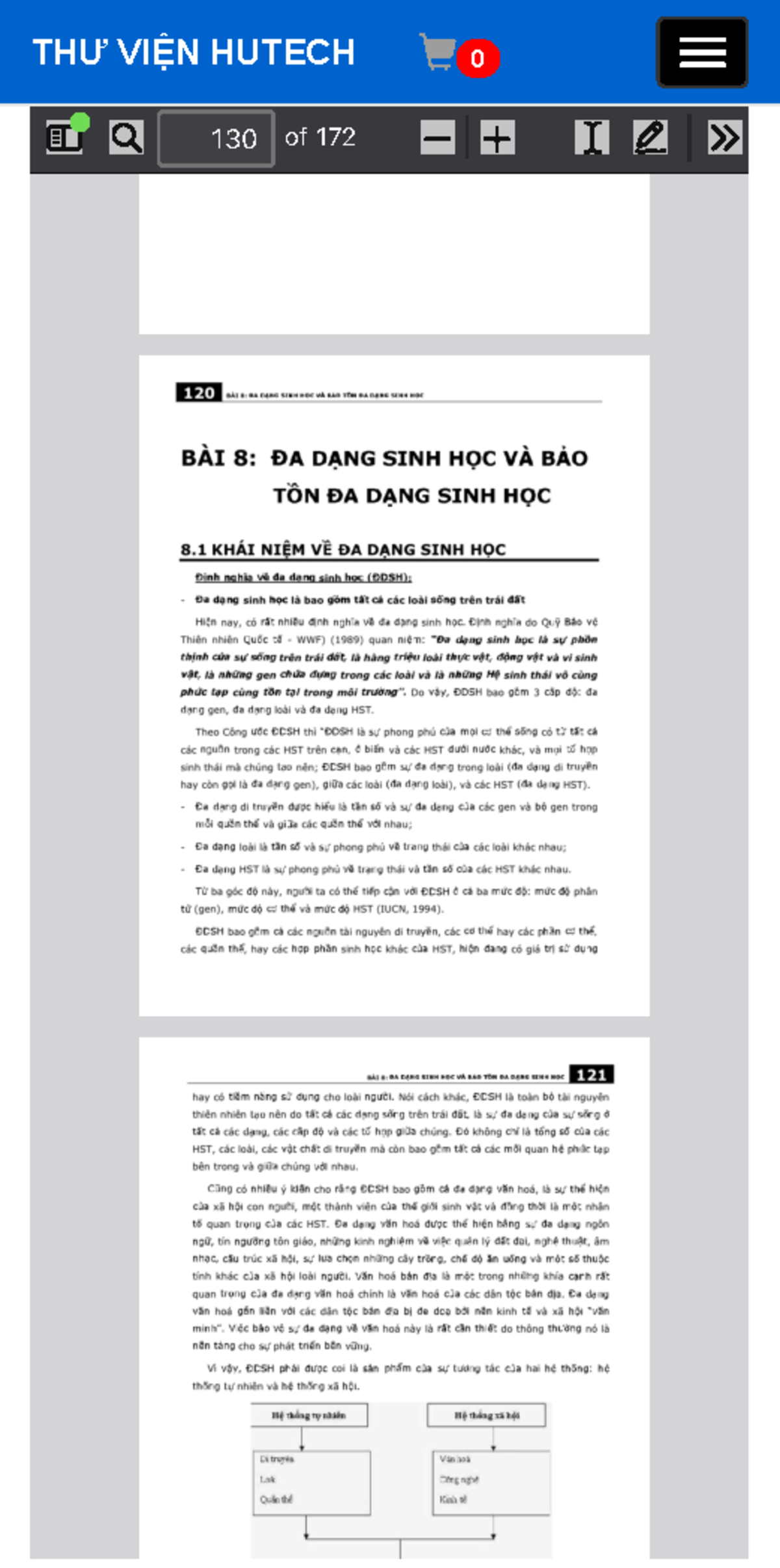 Thư viện Đại học Công nghệ Tp - 120 BÀI 8: BÀI 8: 8 KHÁI NI M V D NG SINH H C sinh : - sinh là ...