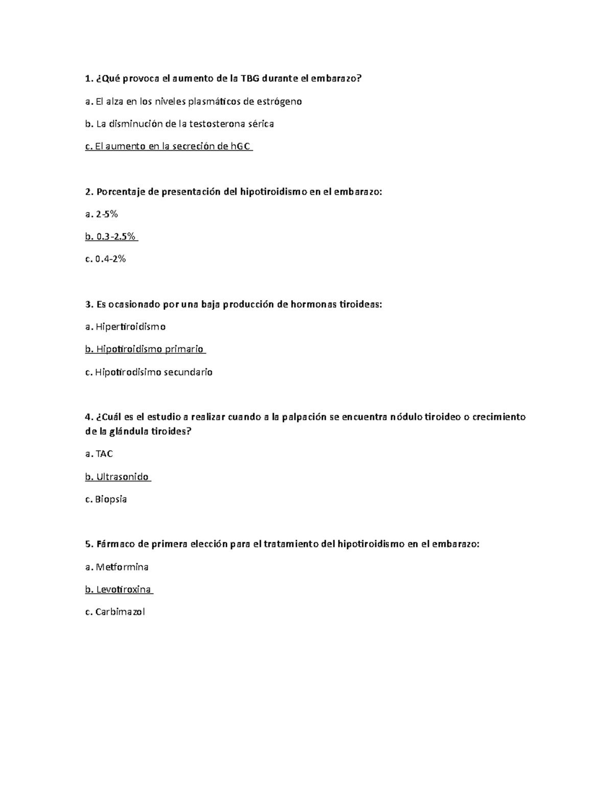 Preguntas y respuestas - hipo e hipertiroidismo gestacional - ¿Qué provoca el aumento de la TBG ...