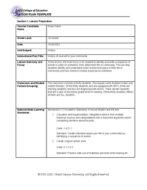 ELM 351 D T3 American History Questions Chart - American History ...