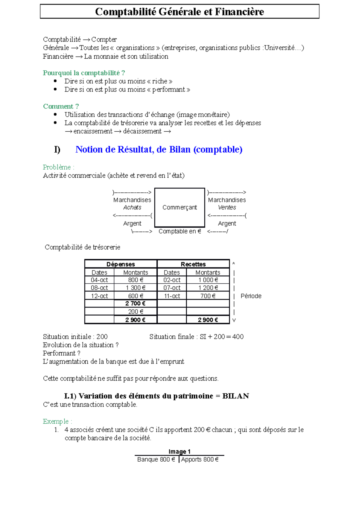 Comptabilite Generale - Comptabilité Générale et Financière ...