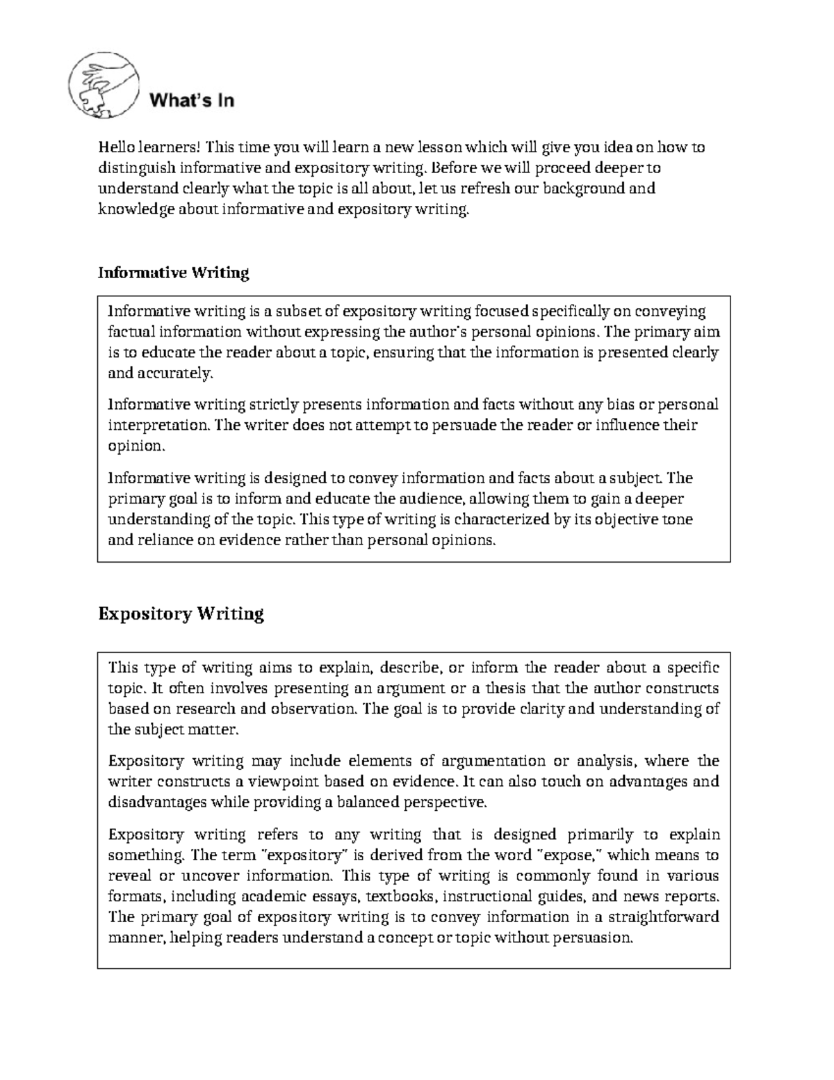 Decide- Module - For thesis - ####### Hello learners! This time you ...