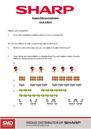Exponents Investigation Memo grade 8 - Investigation Memo: Exponents ...