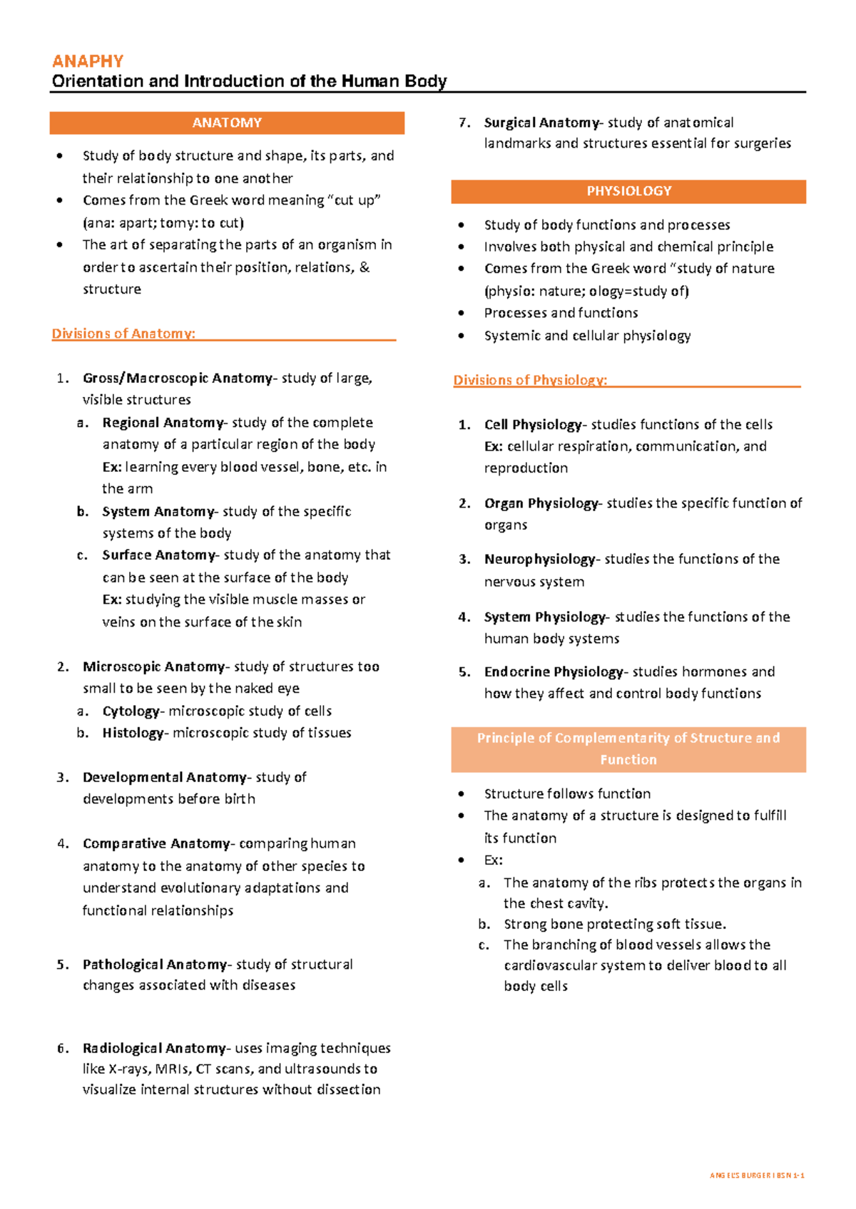 Anaphy-reviewer - reviewer - ANAPHY Orientation and Introduction of the ...