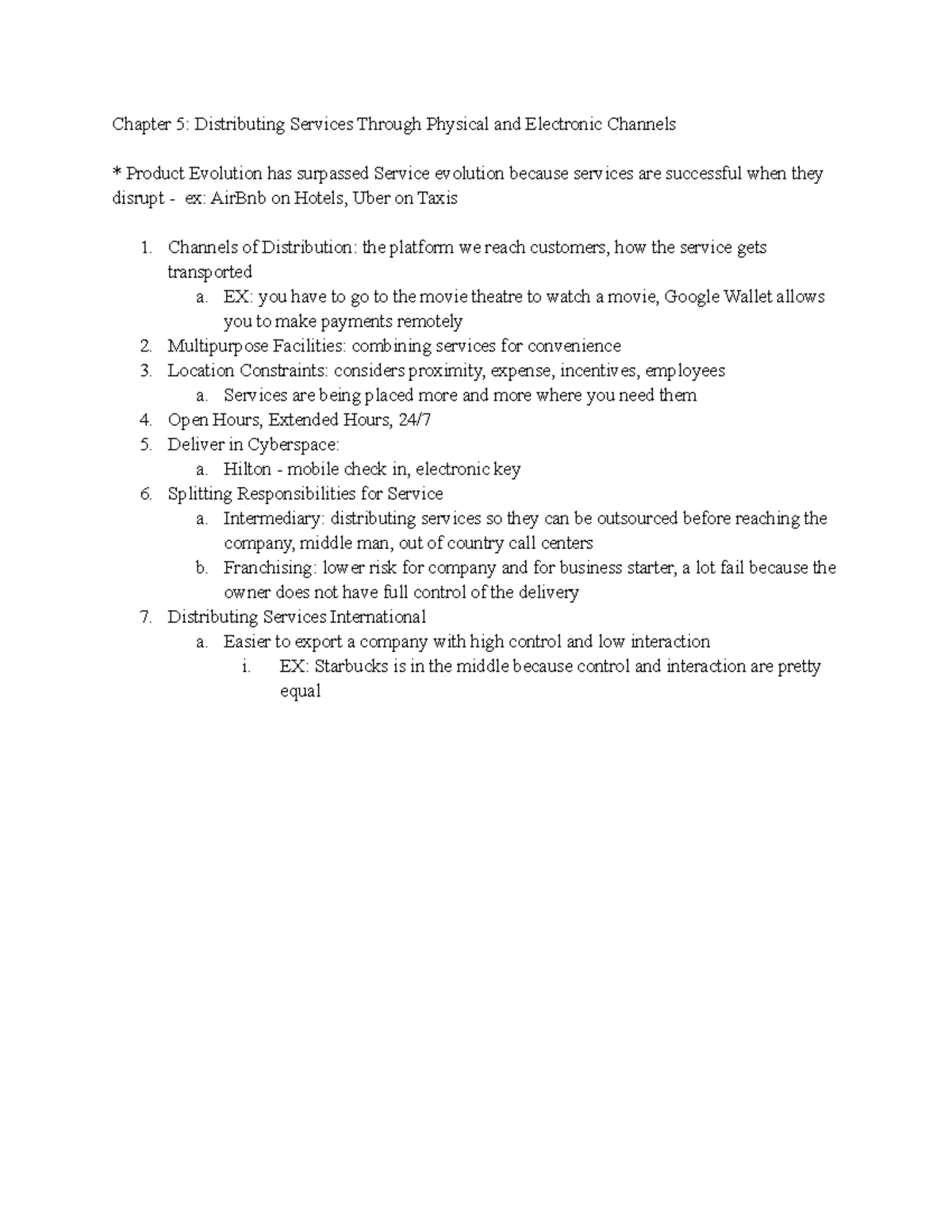 CH 5 - Lecture notes Chapter 5 - Chapter 5: Distributing Services ...