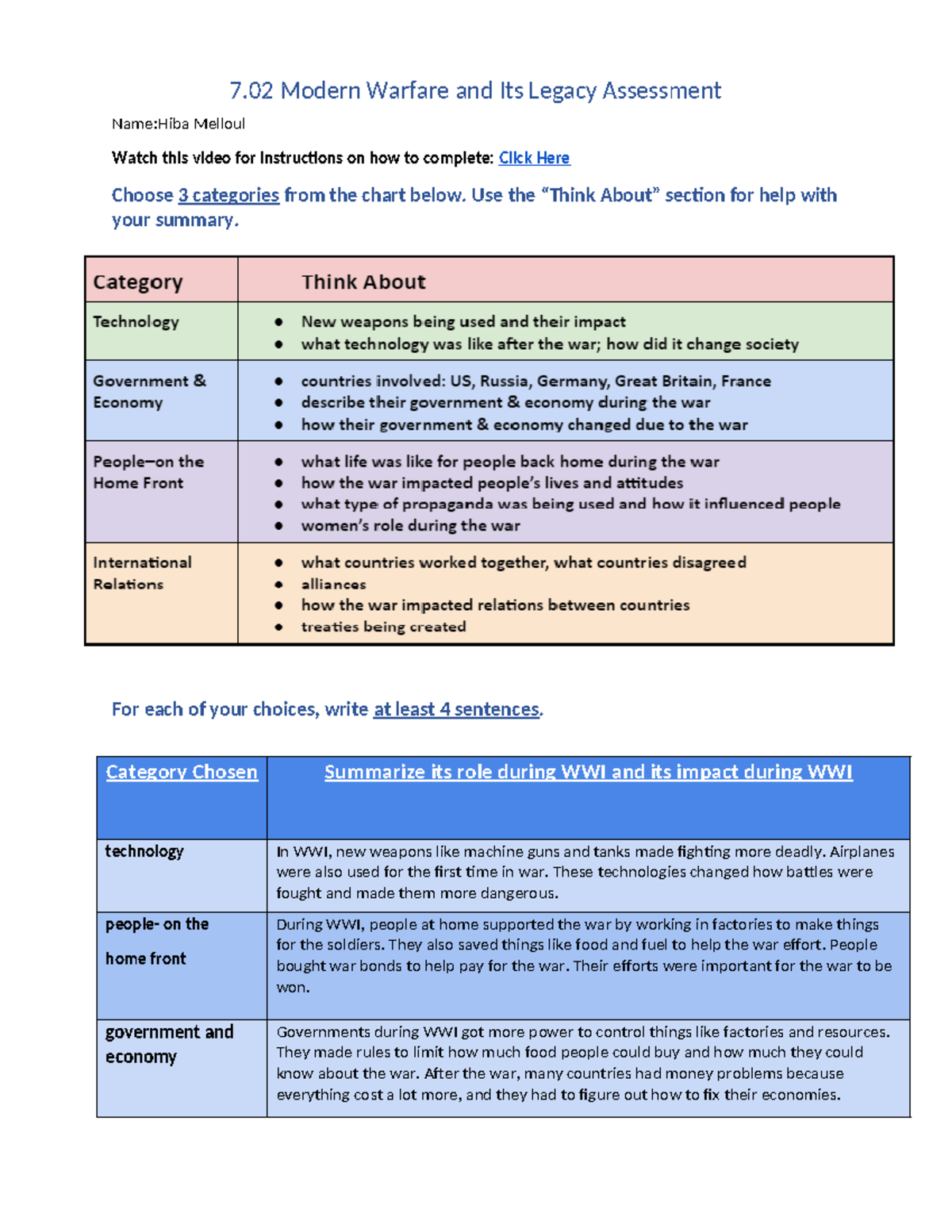 702 modern warfare legacies wh yourname - 7 Modern Warfare and Its ...