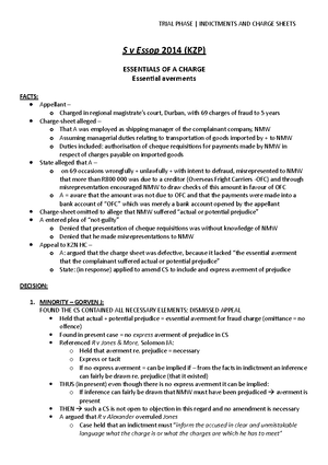 [CASE LAW] Study Unit 1 - Introduction - Ex Parte Graham 1963 4 SA 145 ...