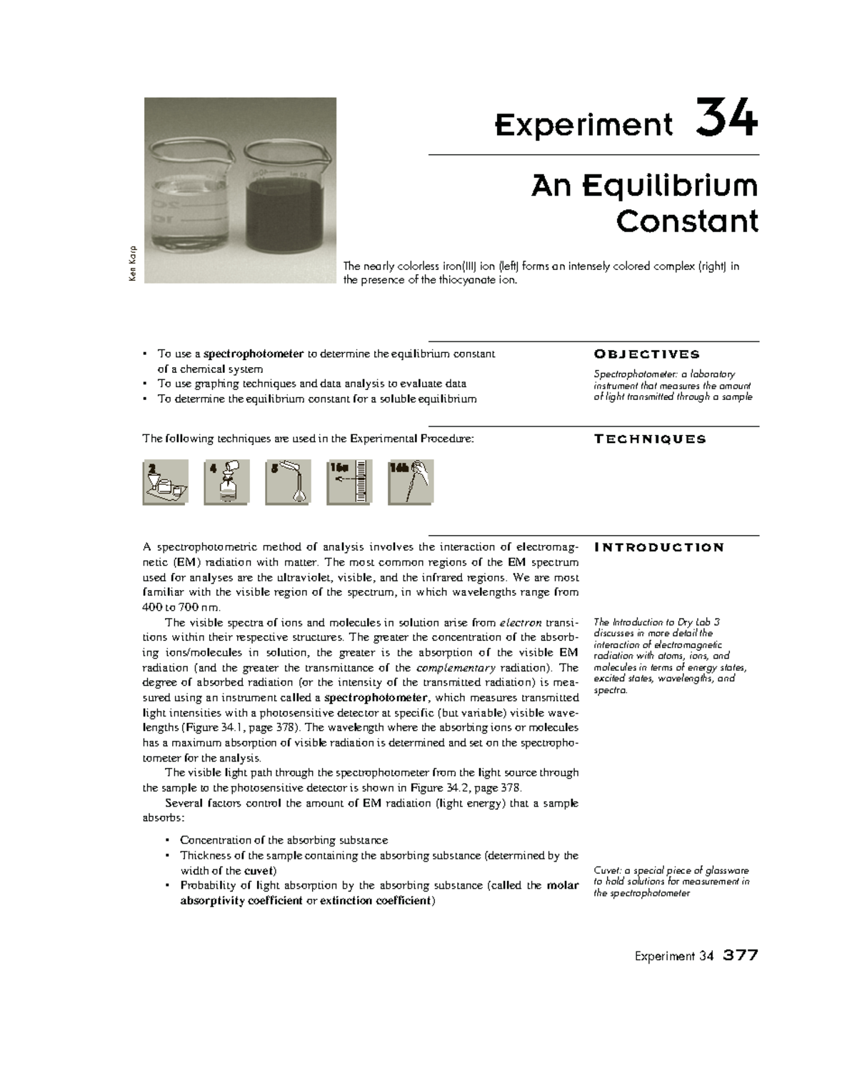 Experiment 34 - it's actually a general chemistry 2 doc - Deprecated ...