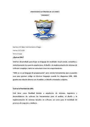 Ejercicios de Modelo E-R Extendido - Progreso 1: Ejercicios de Modelo Extendido Resolver - Studocu