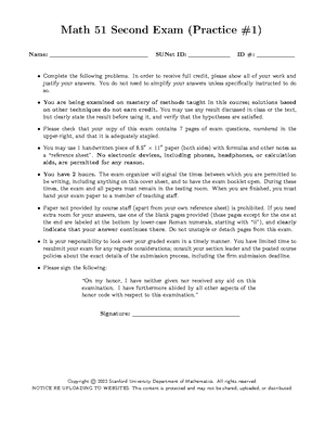 Math 51 Week 2 Discussion Worksheet 2 Solutions - Math 51, Spring 2023 ...