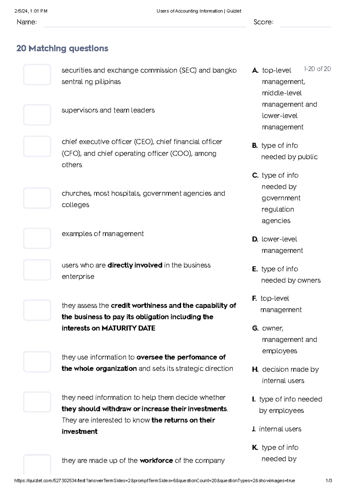 Matching - very good document - 2/5/24, 1:01 PM Users of Accounting ...