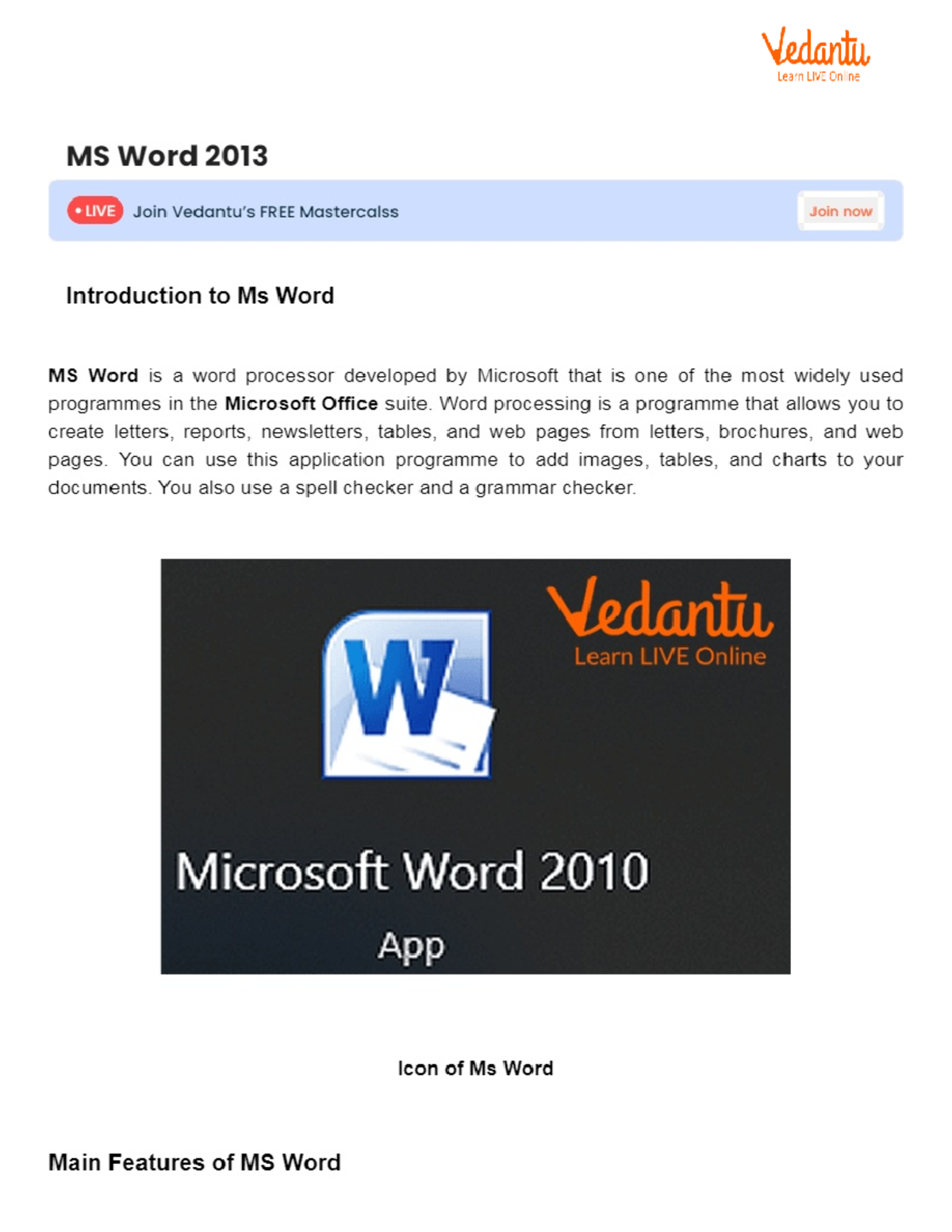 Ms Word 2013 Computer Science Or Computer Application In Studocu